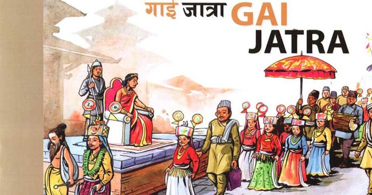 Gai Jatra , Memory of Dead Ones - Festivals In Kathmandu